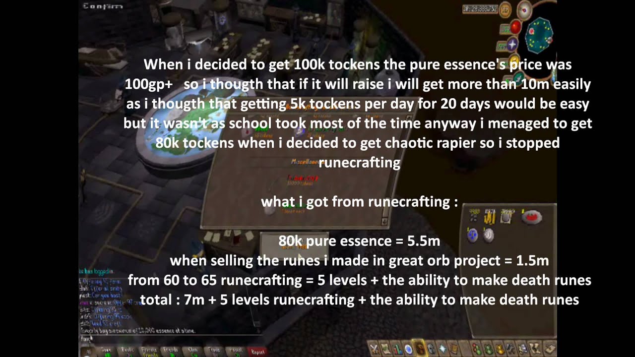[runescape](update video) : chaotic + 80k rc guild tocks - YouTube