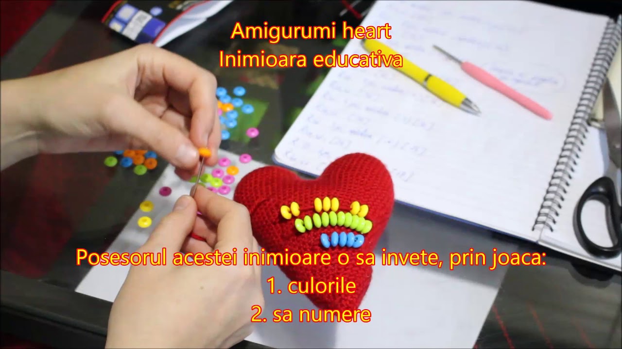 Inima crosetata - prezentare - YouTube