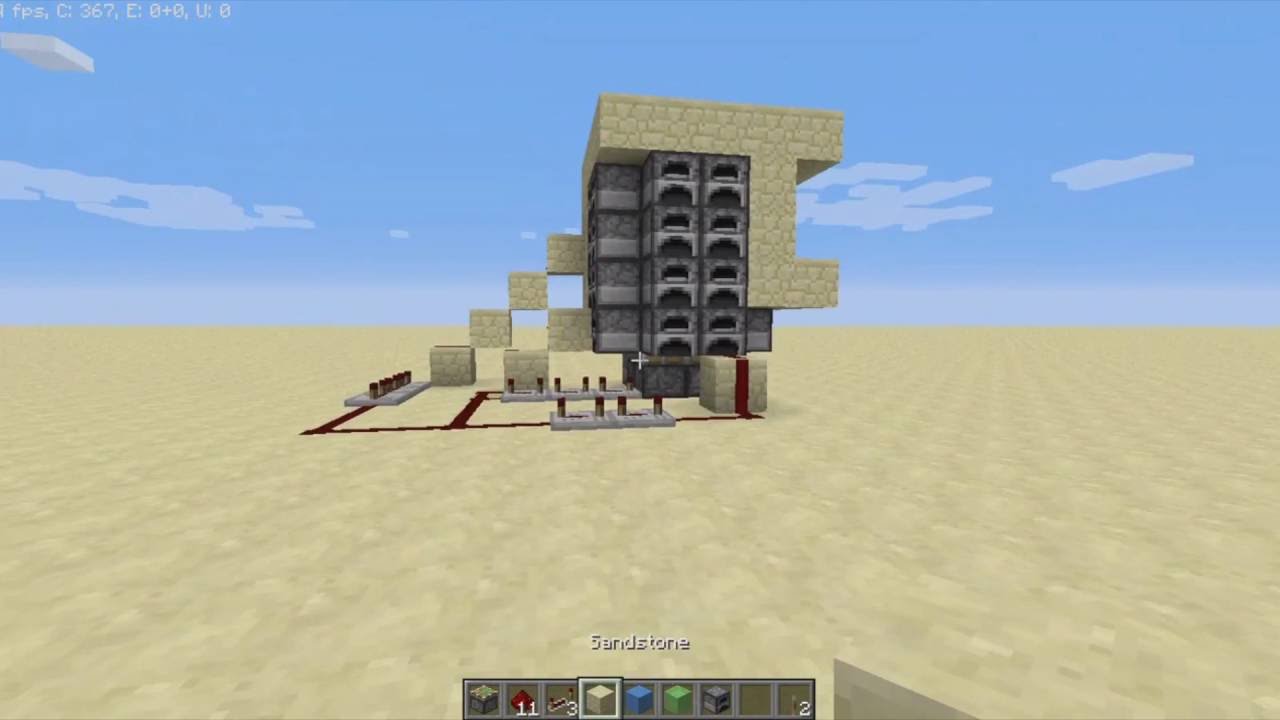 How To Build A 3 Block Lift In Minecraft - YouTube