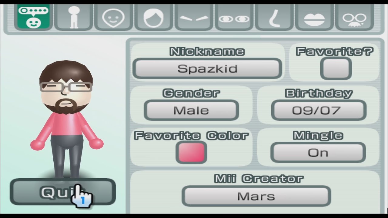 Cory (Mii) - OneyPlays - Mii 2225 - YouTube