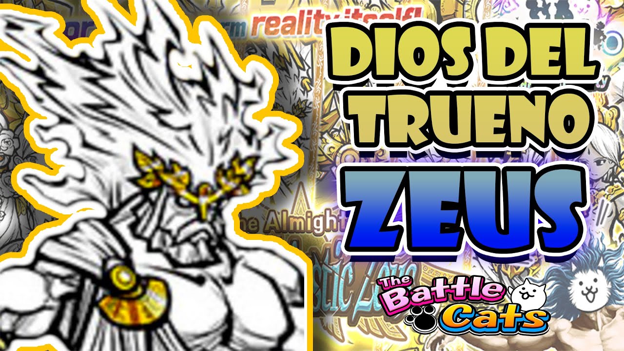 Dios del Trueno Zeus - Thunder God Zeus | Almighties: The Majestic Zeus | The Battle Cats - YouTube