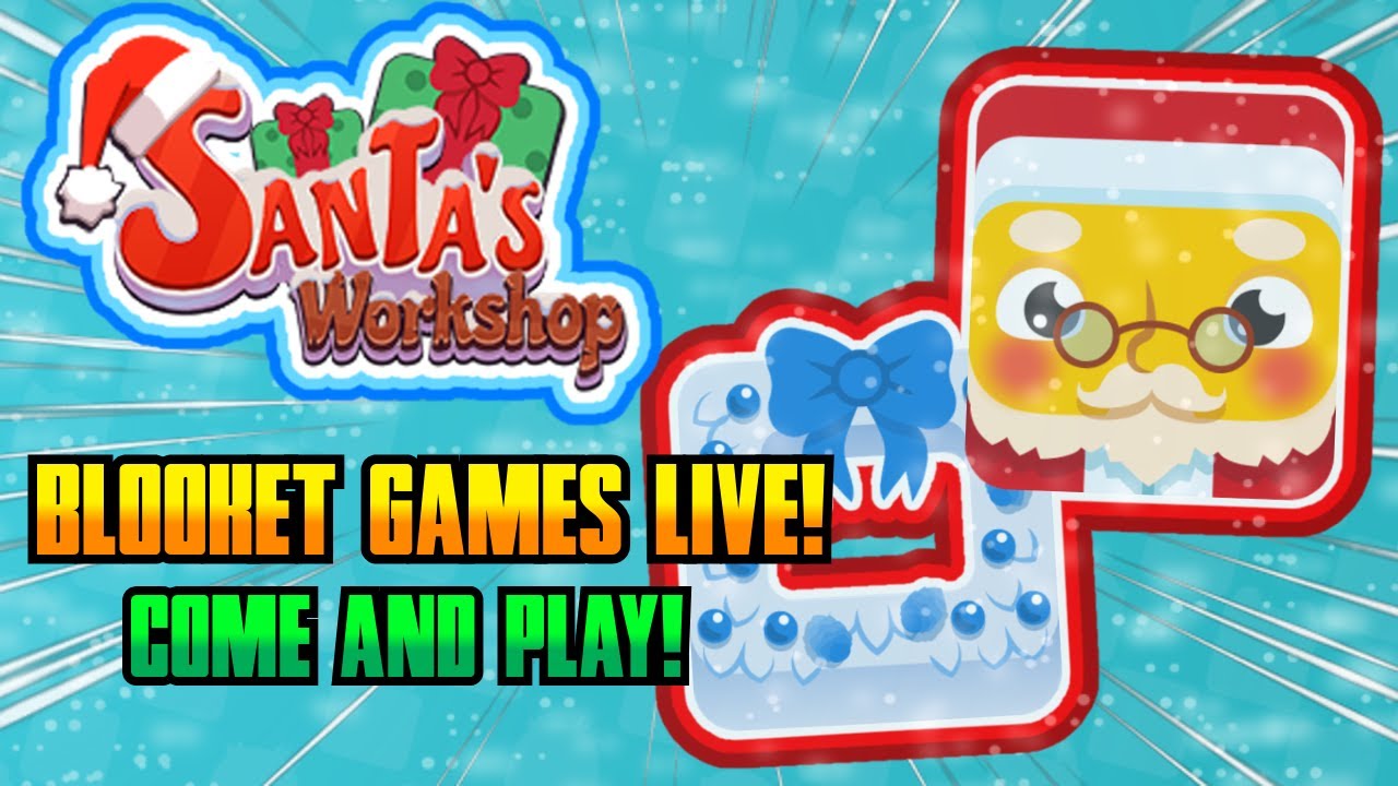 Santa's Workshop is Out! || Blooket Games Live! - YouTube