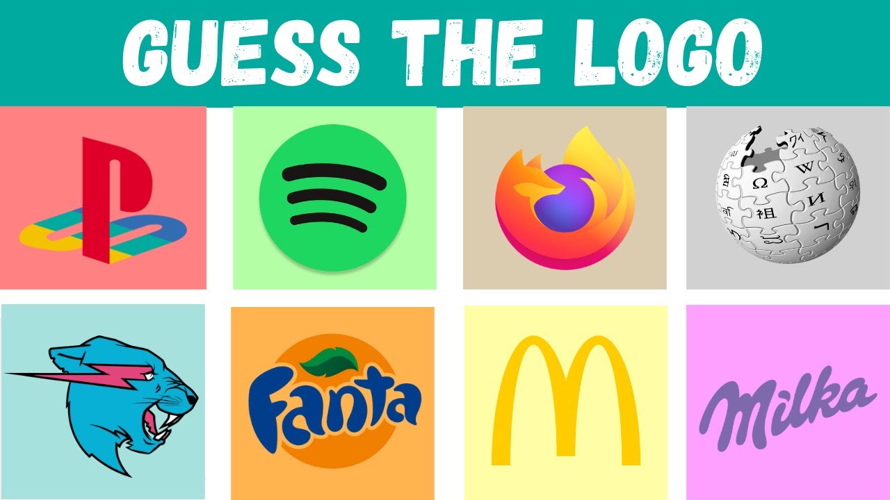 Guess the Logo in 10 Seconds | 100 Famous Logos | Logo Quiz - YouTube