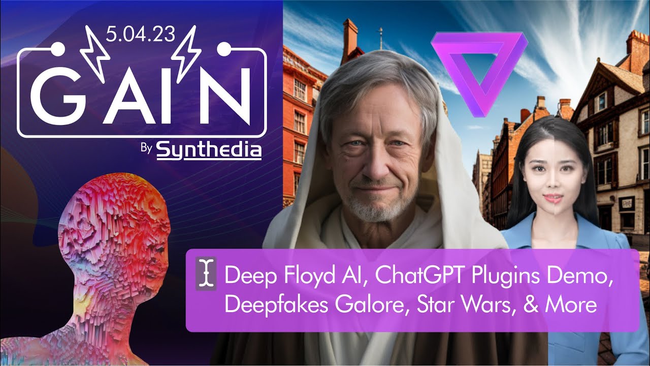Generative AI News - Deep Floyd Images, EU Policy, PwC $1B, Hinton ...