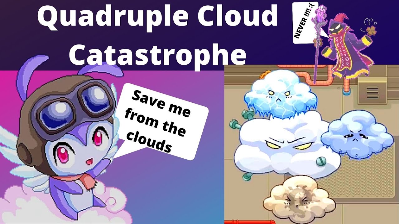 Prodigy Math Game: DANGER QUADRUPLE CLOUD CHAOS: Cross & have a BOSS ...