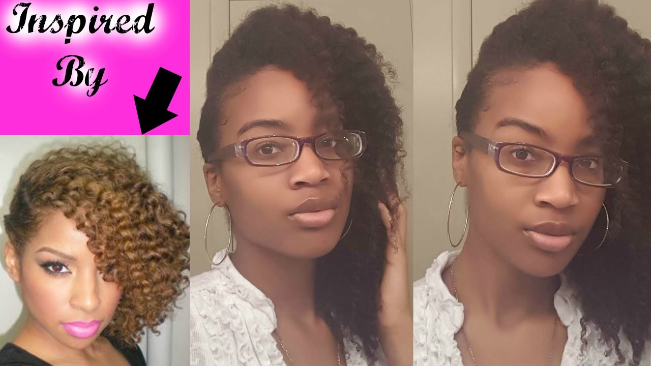 Side-Swept Twist Out: Natural Hair Tutorial - YouTube