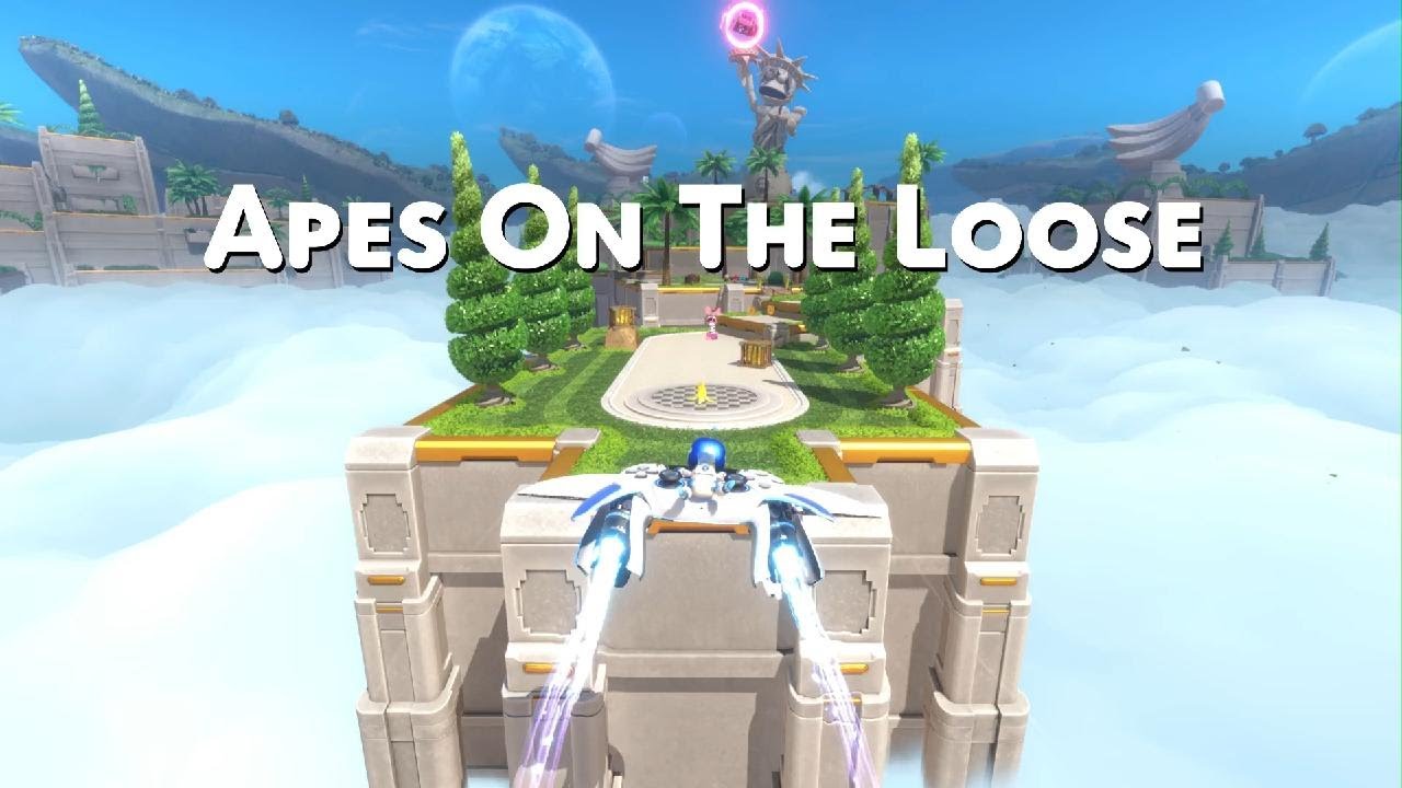 APE ESCAPE LEVEL! APES ON THE LOOSE 100% COMPLETION WITH ALL BOTS FOUND ...