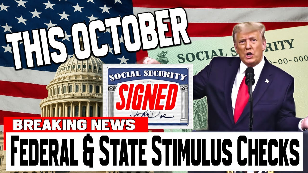 Big Relief This October – New Federal & State Stimulus Checks for ...
