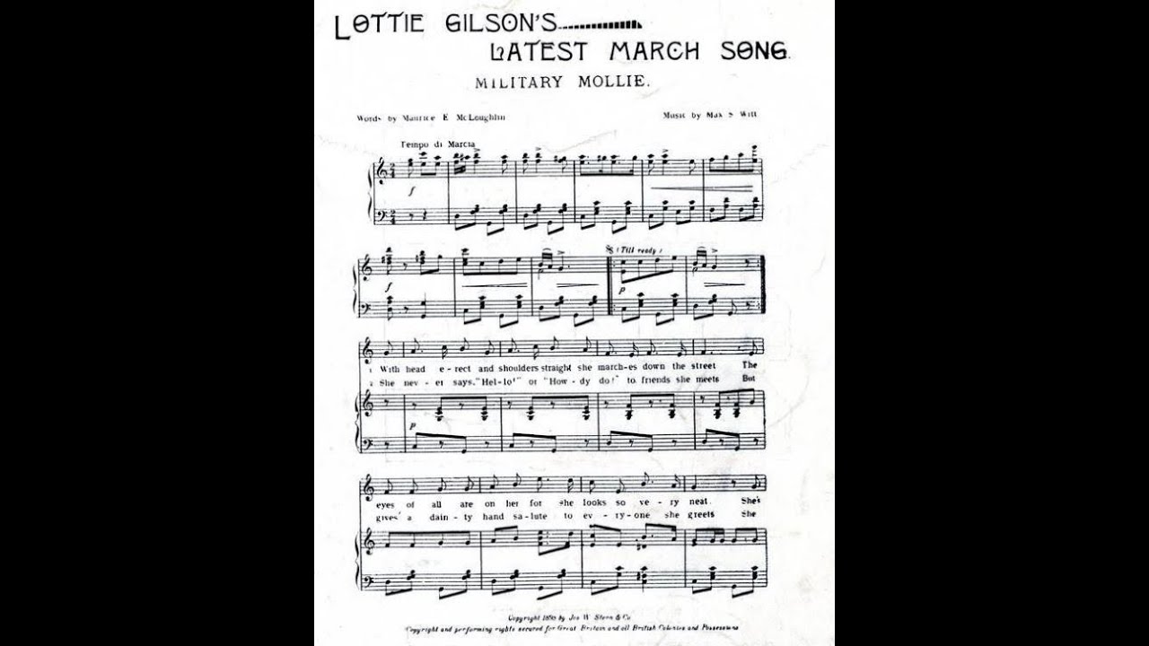 S. H. Dudley "Military Mollie" "Military Molly" (1899) George J. Gaskin ...