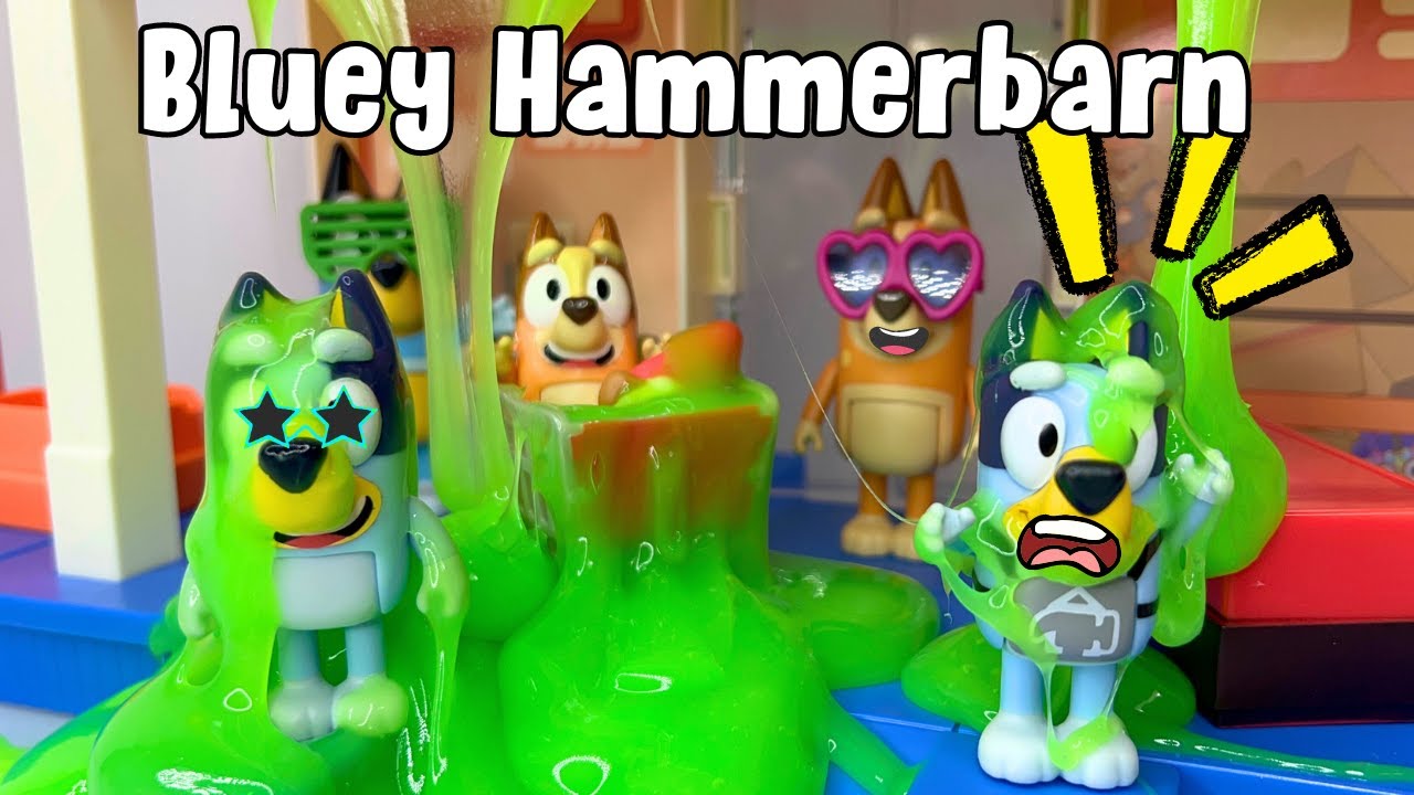Bluey Hammerbarn SLIME | Bluey Toys Pretend Play | Bluey Pretend Play ...