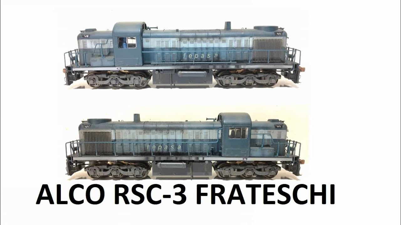Alco RSC-3 Frateschi Super Detail - YouTube