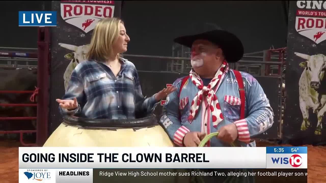 Cinch World’s Toughest Rodeo: Going inside the clown barrel - YouTube