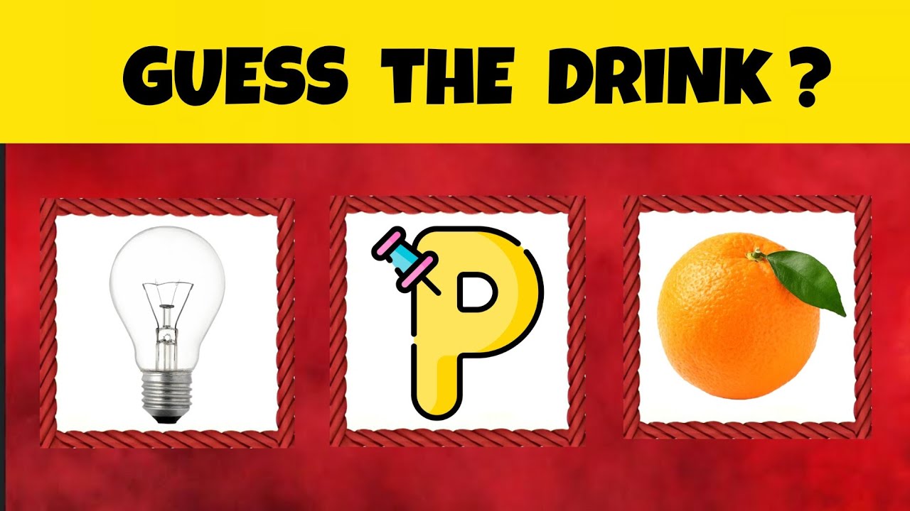 Guess the Drink | quiz | Riddles | Ponder Riddles #quiz #riddles #drink ...