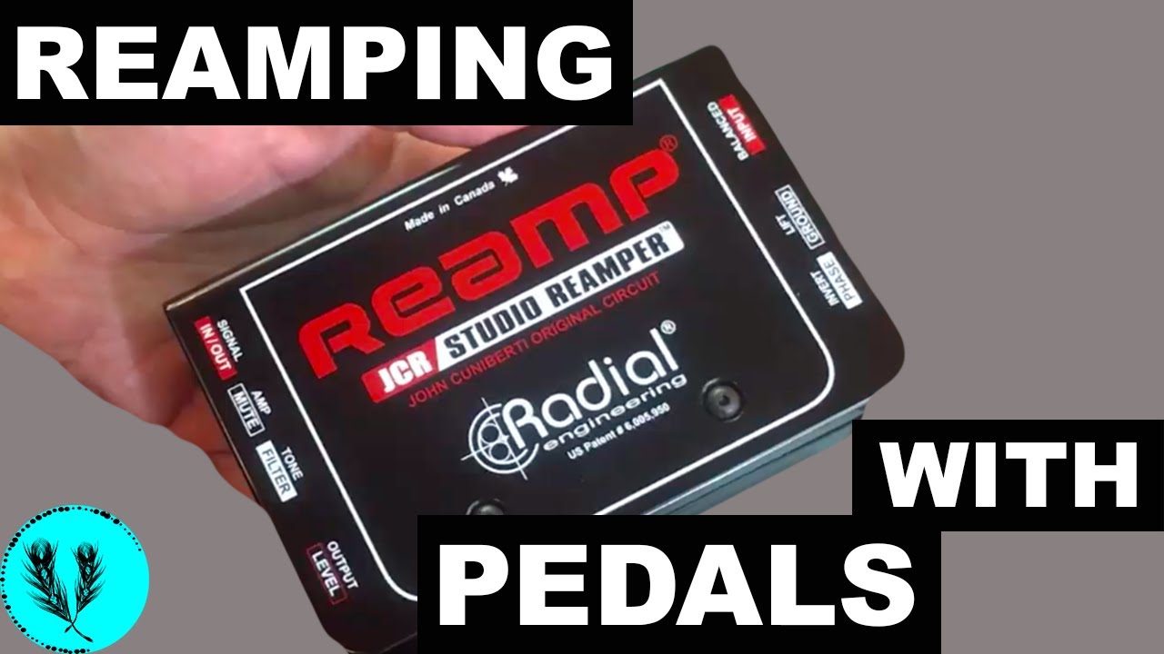 REAMPING GUITAR PEDALS | How To REAMP With A Guitar Pedalboard (w ...