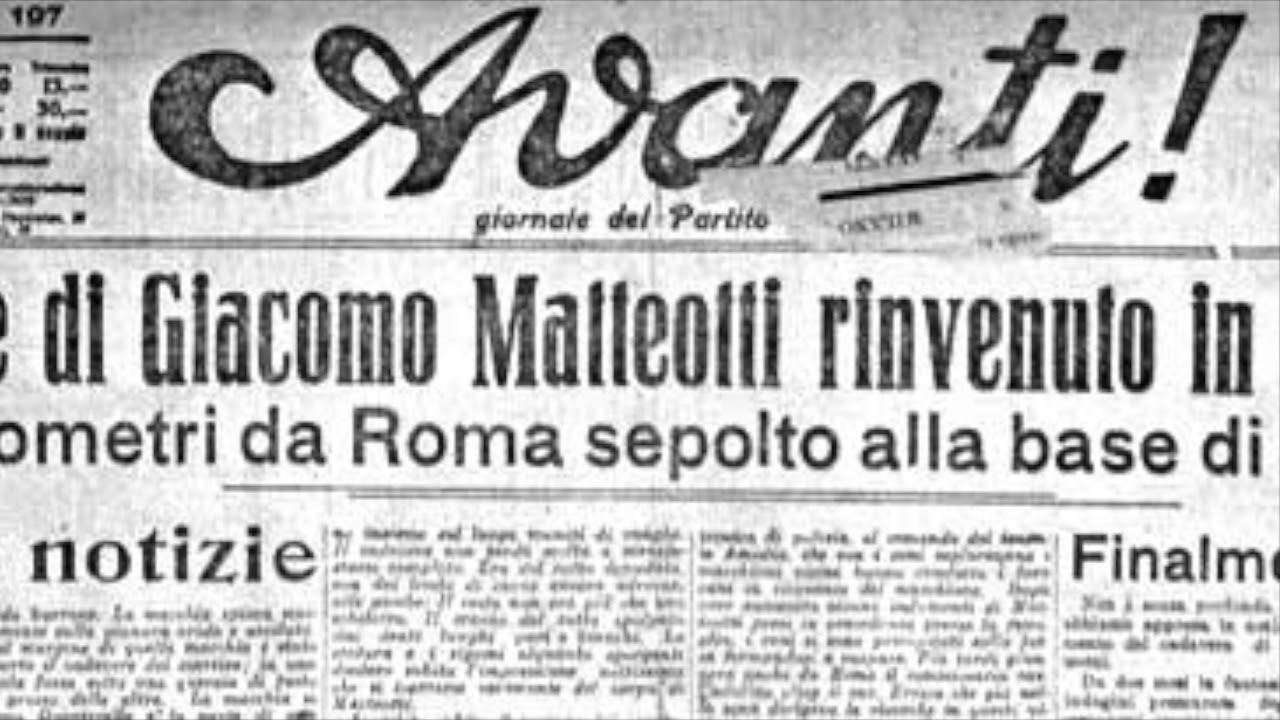 Discorso Matteotti, 30 maggio 1924: la contestazione ai fascisti - Voce ...