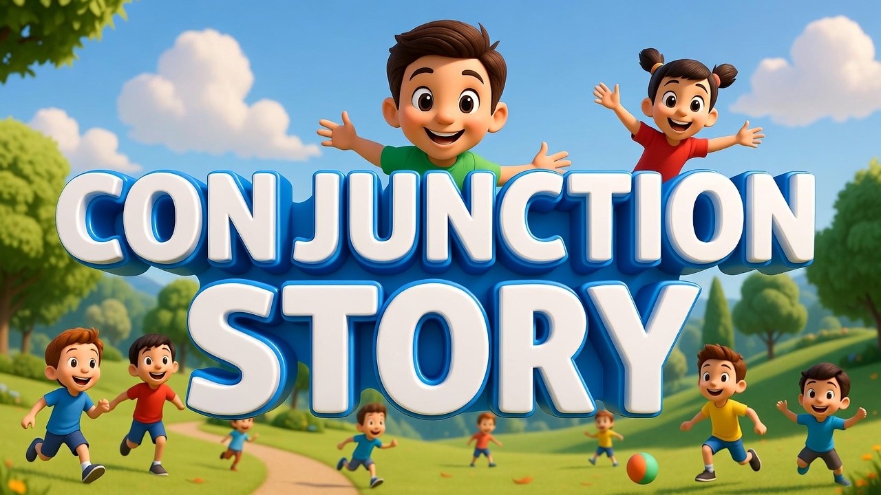 Conjunction Story for Kids | And But So Because | English Grammar ...
