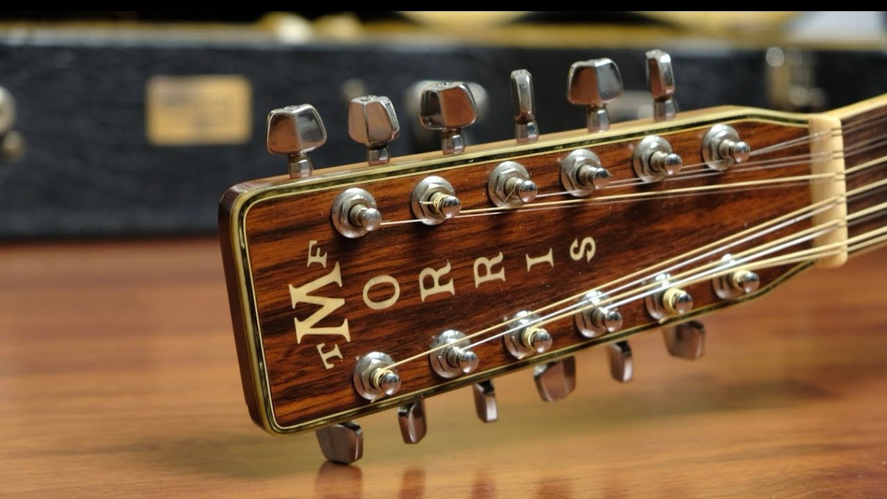Morris B-60 made in japan 1980s #12strings Top solid ไม้หลัง 3 ชิ้น ...