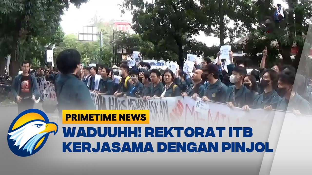 Ratusan Mahsiswa ITB Protes Bayar Kuliah Pakai Pinjol - YouTube