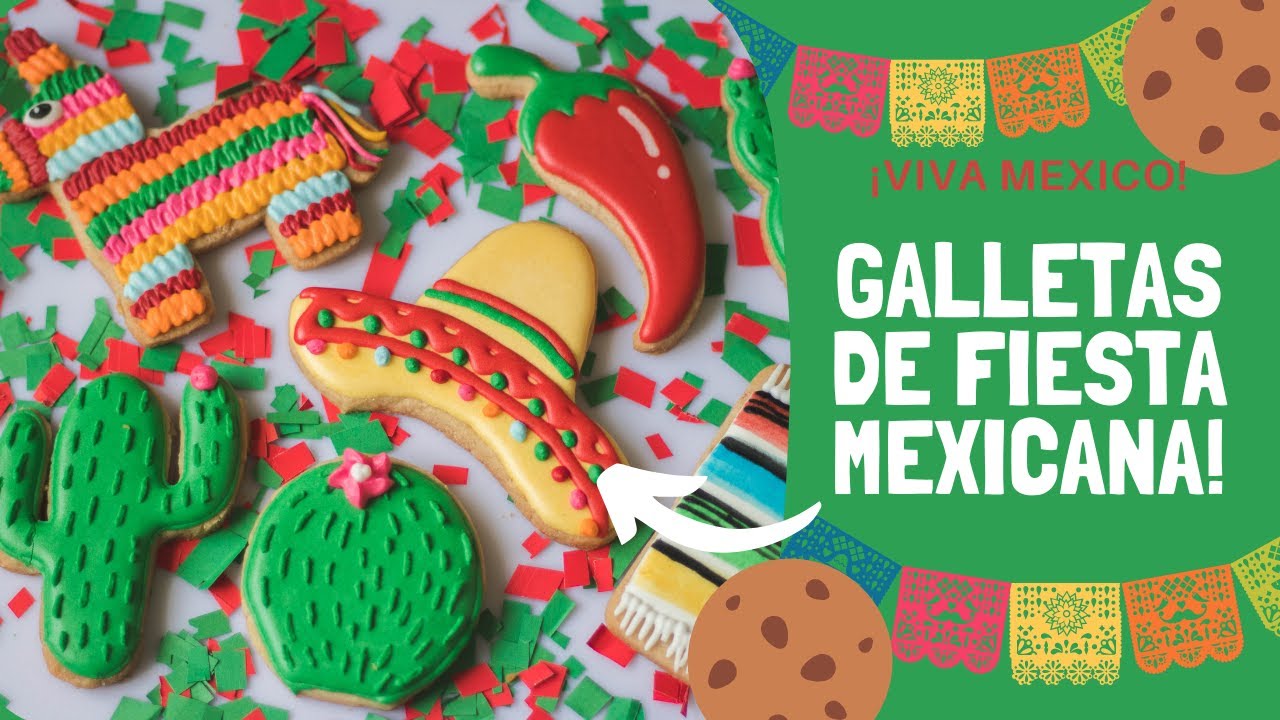 Como decorar galletas de Fiesta Mexicana?| GALLETAS DE ROYAL ICING ...