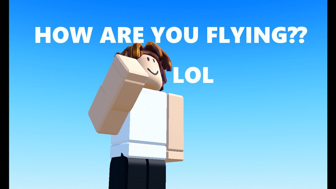 LITERALLY FLYING IN ROBLOX WITHOUT HACKS - YouTube