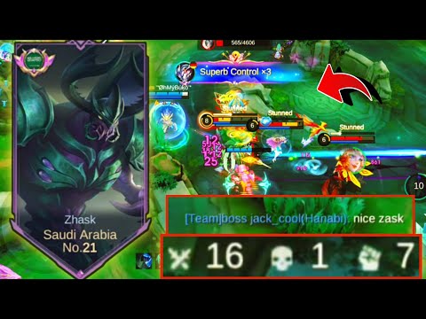 MY NEW ZHASK BUILD 2025 IS OUTSTANDING ☠️!! ZHASK BEST BUILD IN MLBB 2025 !! ( 100% BROKEN ) 