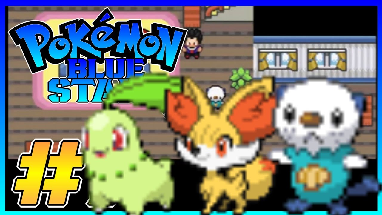 New Region - Pokemon Blue Stars 4 English - Gameplay Walkthrough Part 1 ...