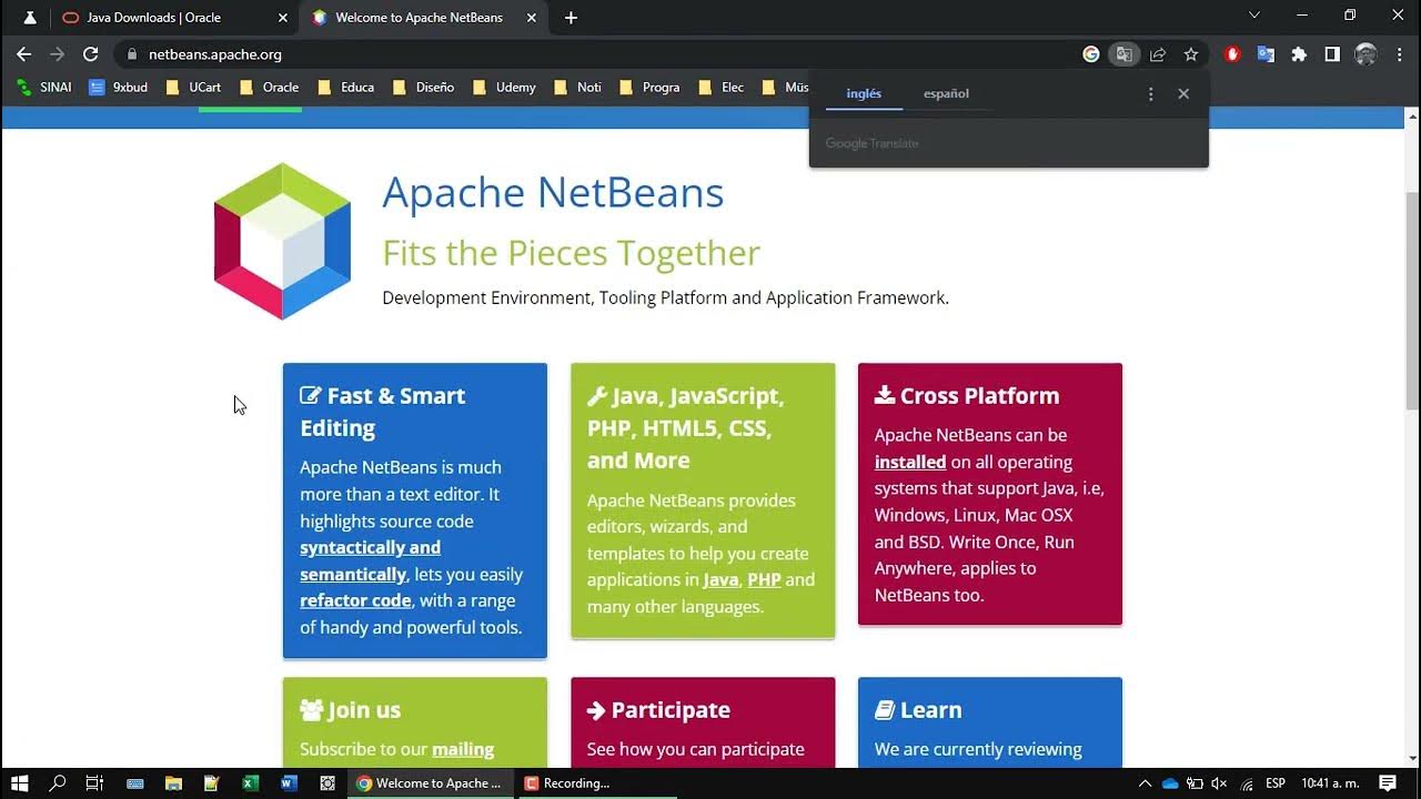 Instalación de Java JDK 19.0.1 y Apache Netbeans 16 - YouTube