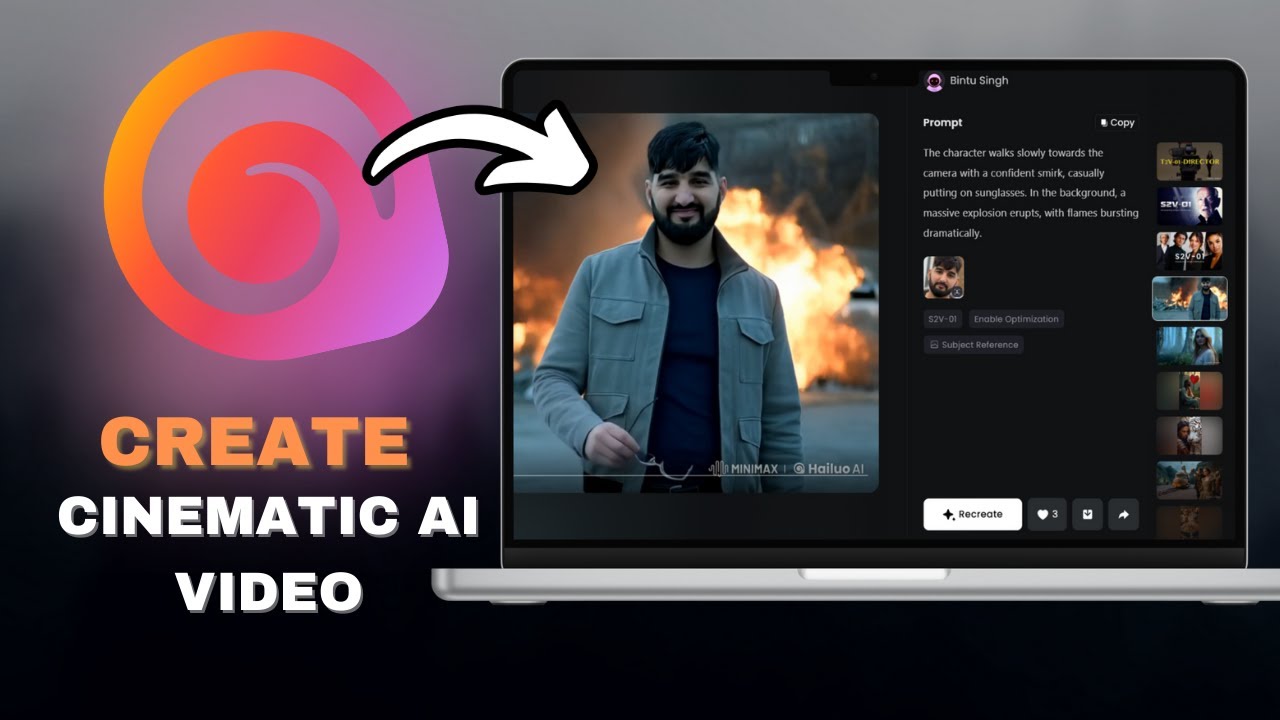 How to Create Cinematic AI Video with Hailuo AI in SECONDS! - YouTube