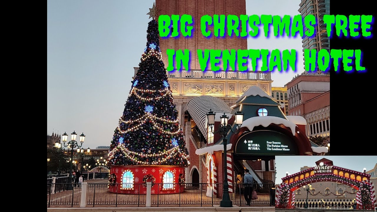 BIG CHRISTMAS TREE IN VENETIAN HOTEL MACAU#redtvvlog#macau#ofw# - YouTube
