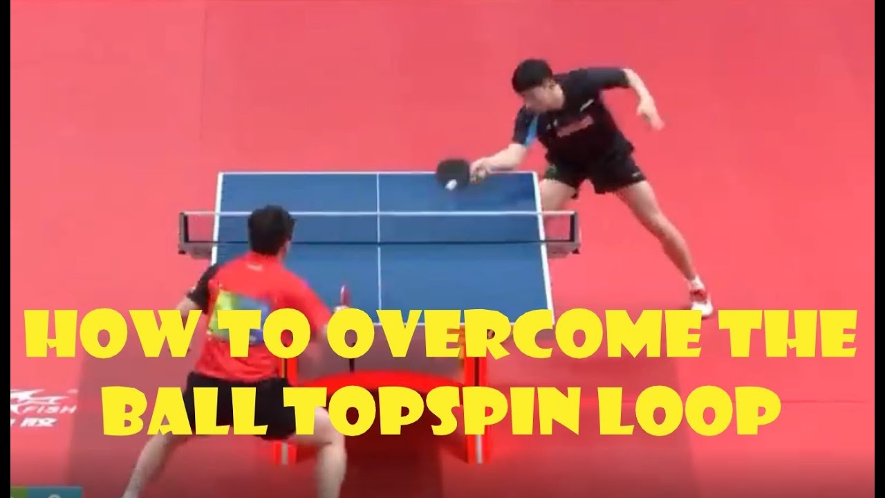 How to overcome the ball topspin loop - YouTube