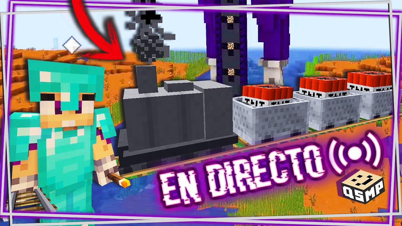 🔴 Un tren para MI HIJA! en QSMP #DIA34 - YouTube