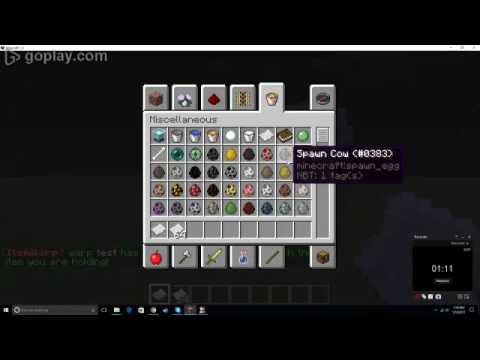 Minecraft Plugin: Item Warps - YouTube