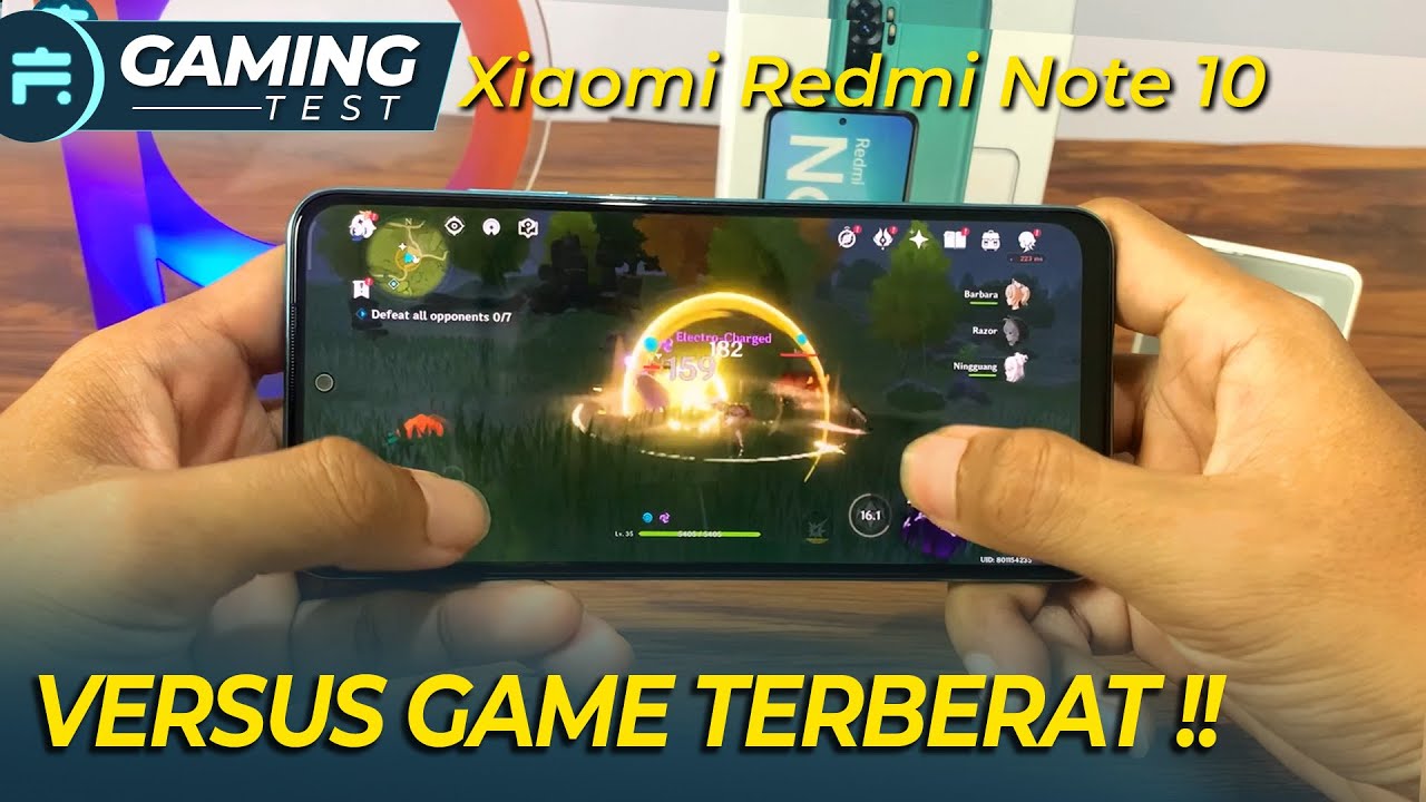 Gaming Test Redmi Note 10 Genshin Impact Indonesia - YouTube