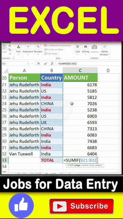Autosum In Excel Exceltips Exceltutorial Excel Shorts Youtube