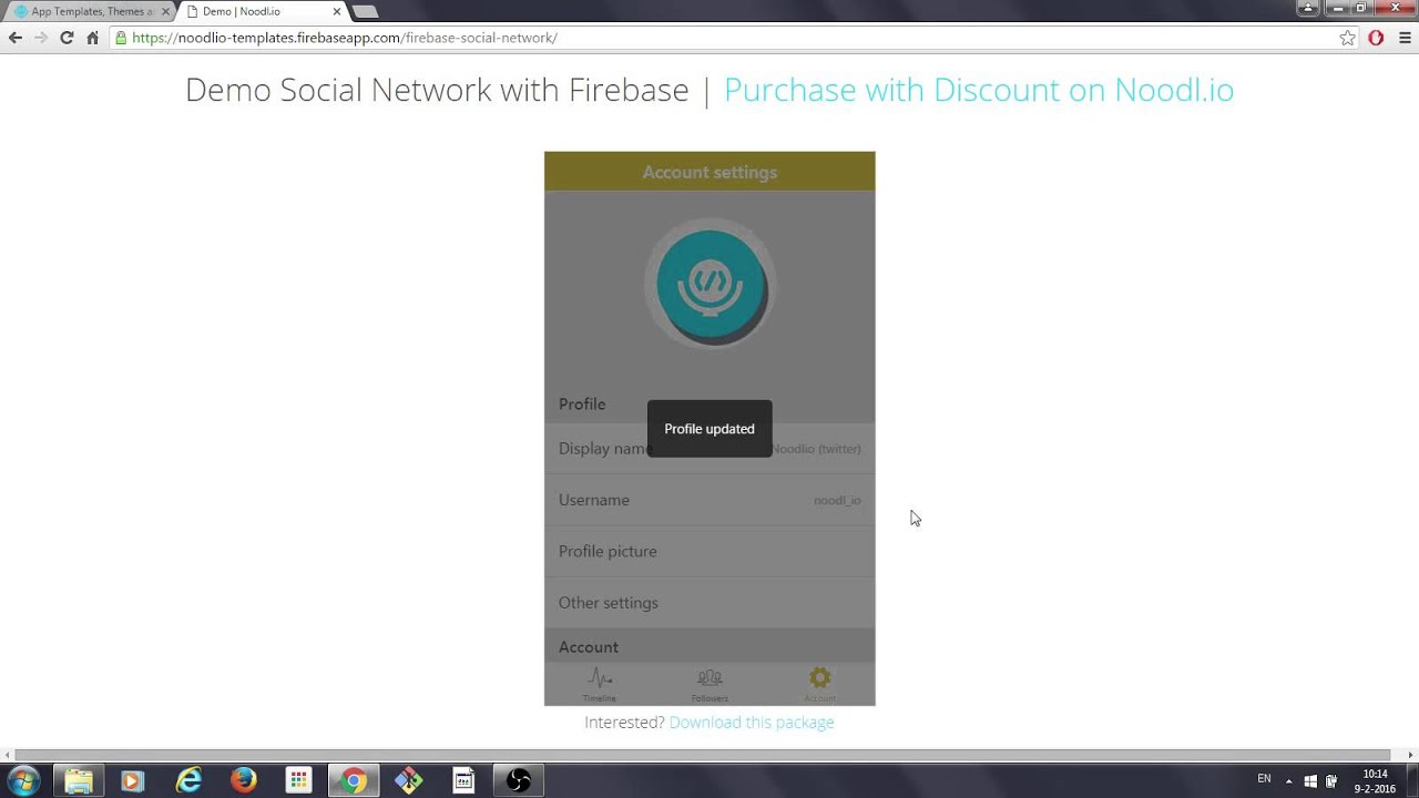 Bootstrap a social network with Firebase and Ionic/AngularJS - YouTube