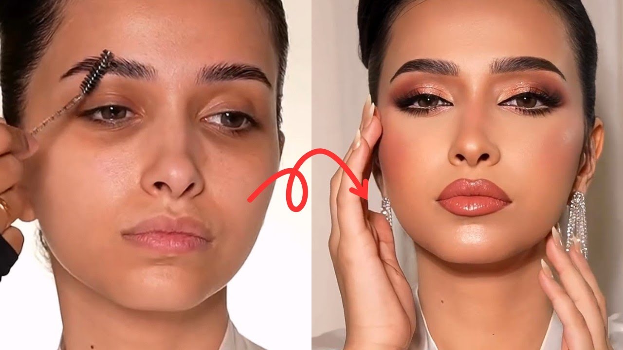 Glam Makeup Transformation Tutorial | LearningWith Nk - YouTube