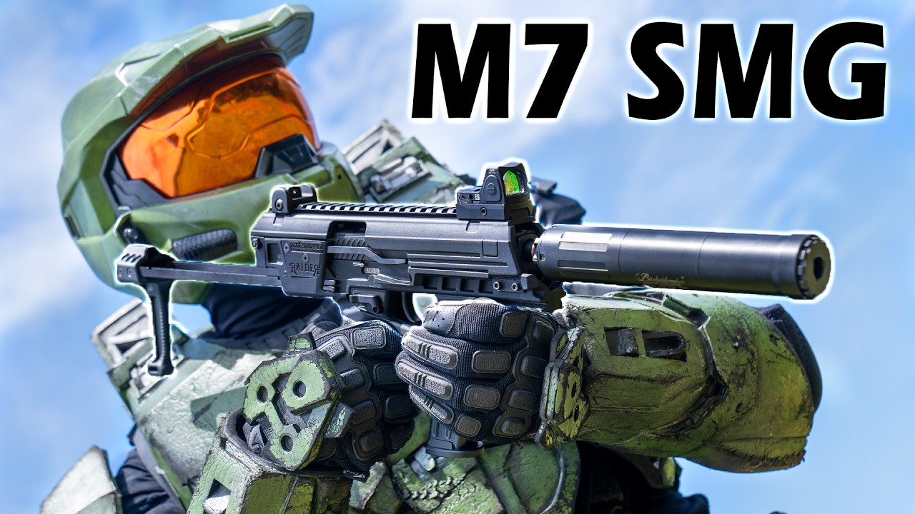 Shooting a REAL Halo SMG - YouTube
