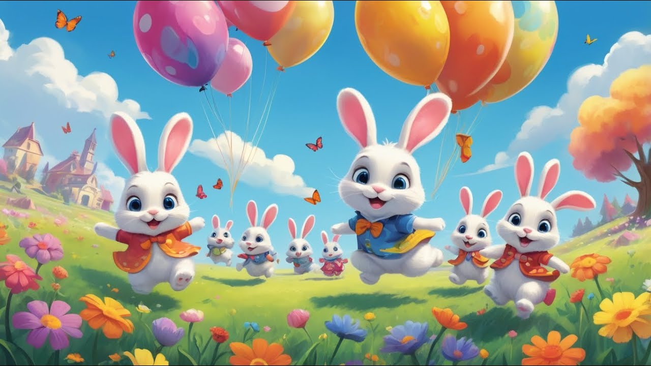 Bunny Bounce Party! | Count & Hop with Happy Rabbits | A Fun Learning ...