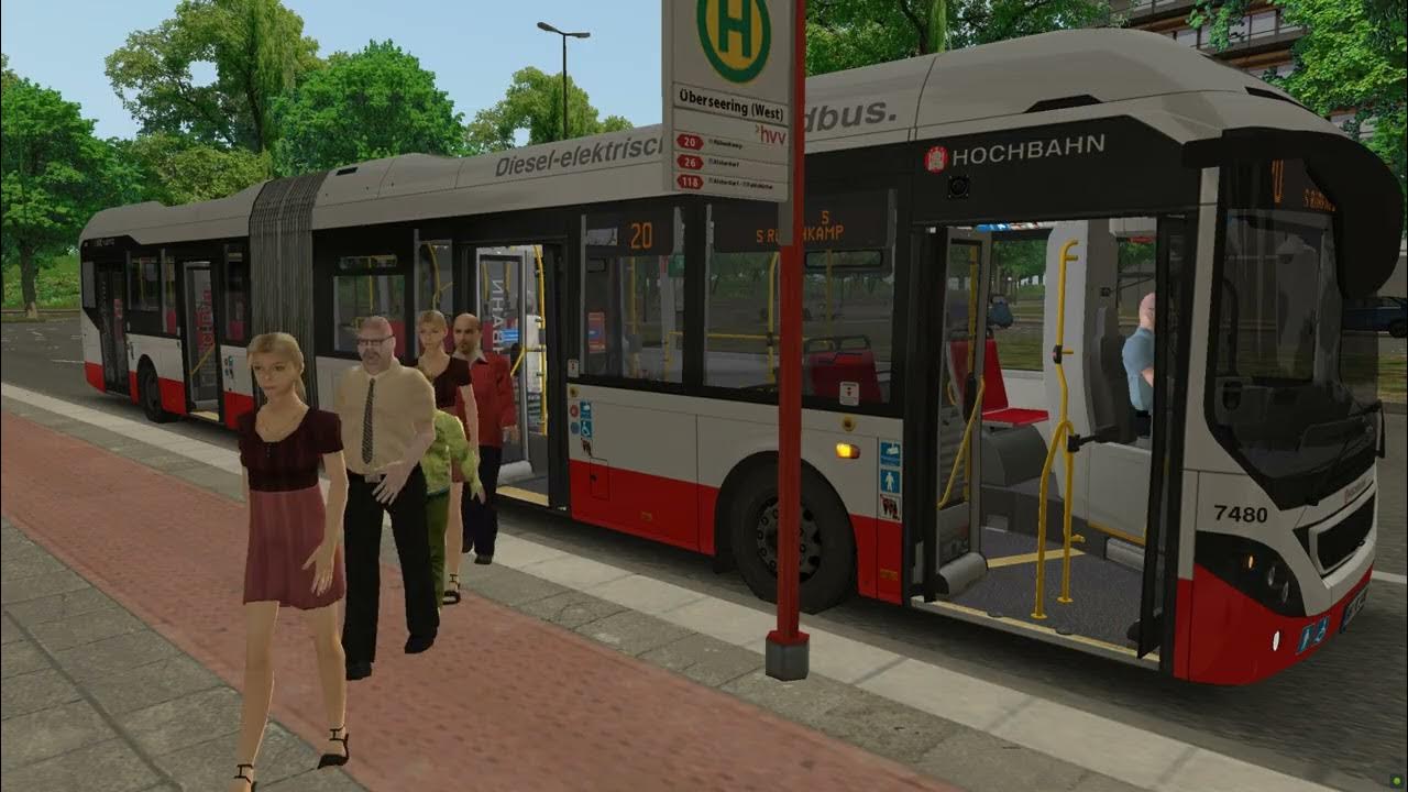 OMSI 2 Hamburg linie 20 - YouTube