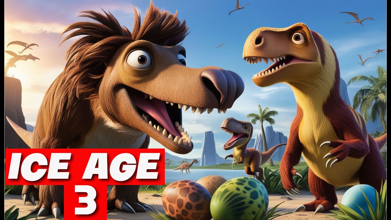 Ice Age 3 Game Movie । Dawn of the Dinosaurs Adventure। Step into the ...