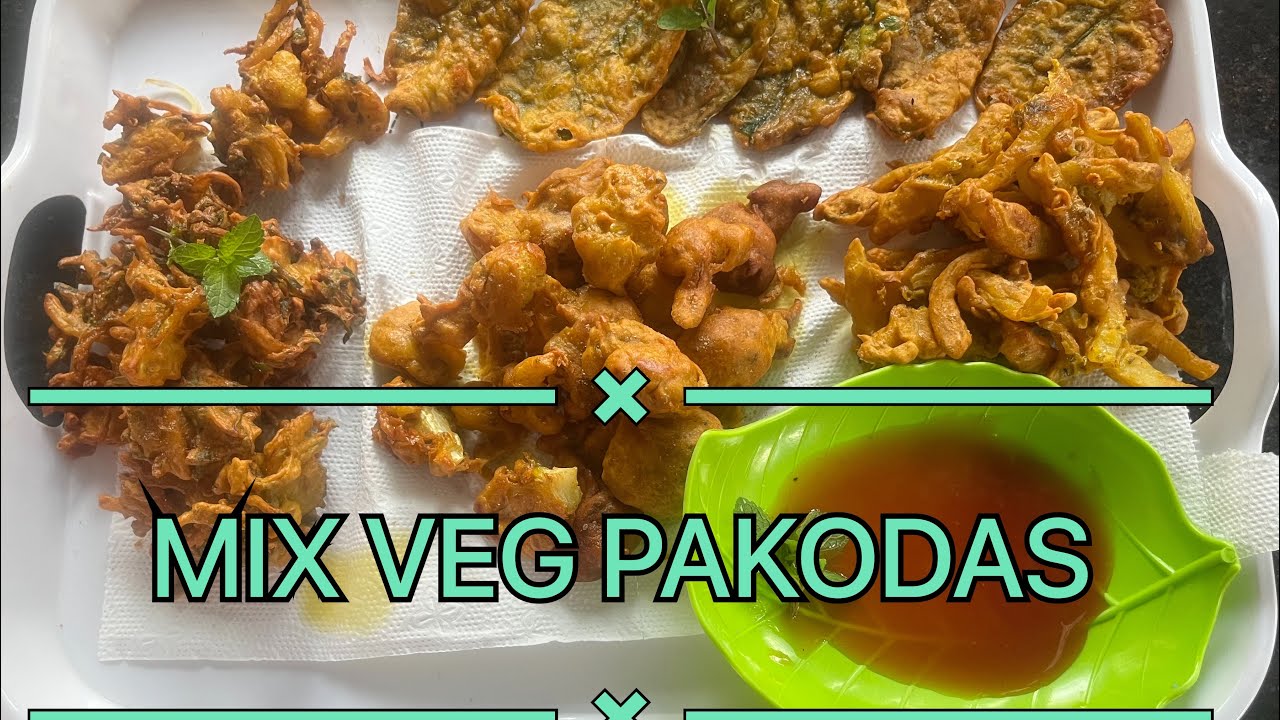Veg Mix Pakode Recipe (ਪਕੋੜੇ) - YouTube