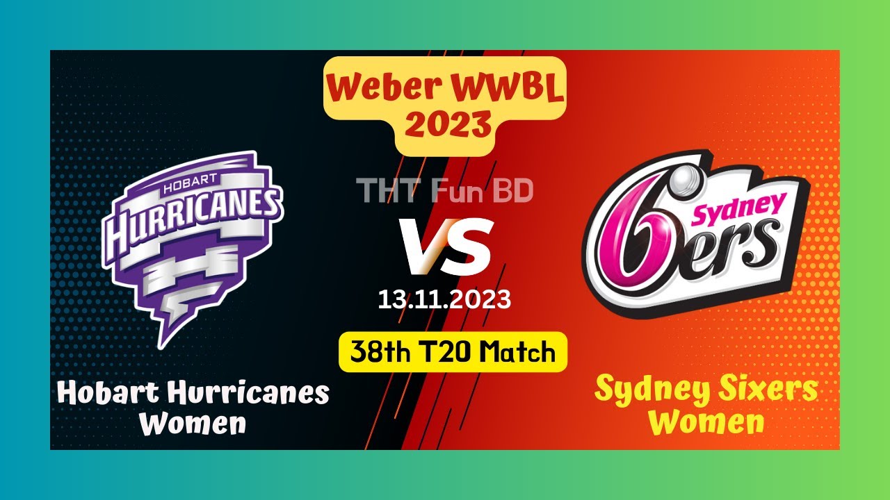 Hobart Hurricanes Women vs Sydney Sixers Women, Weber WWBL Live Score ...
