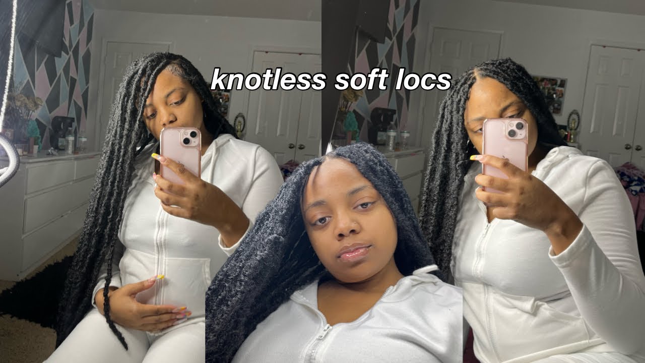 knotless soft locs tutorial | freetress indie locs - YouTube