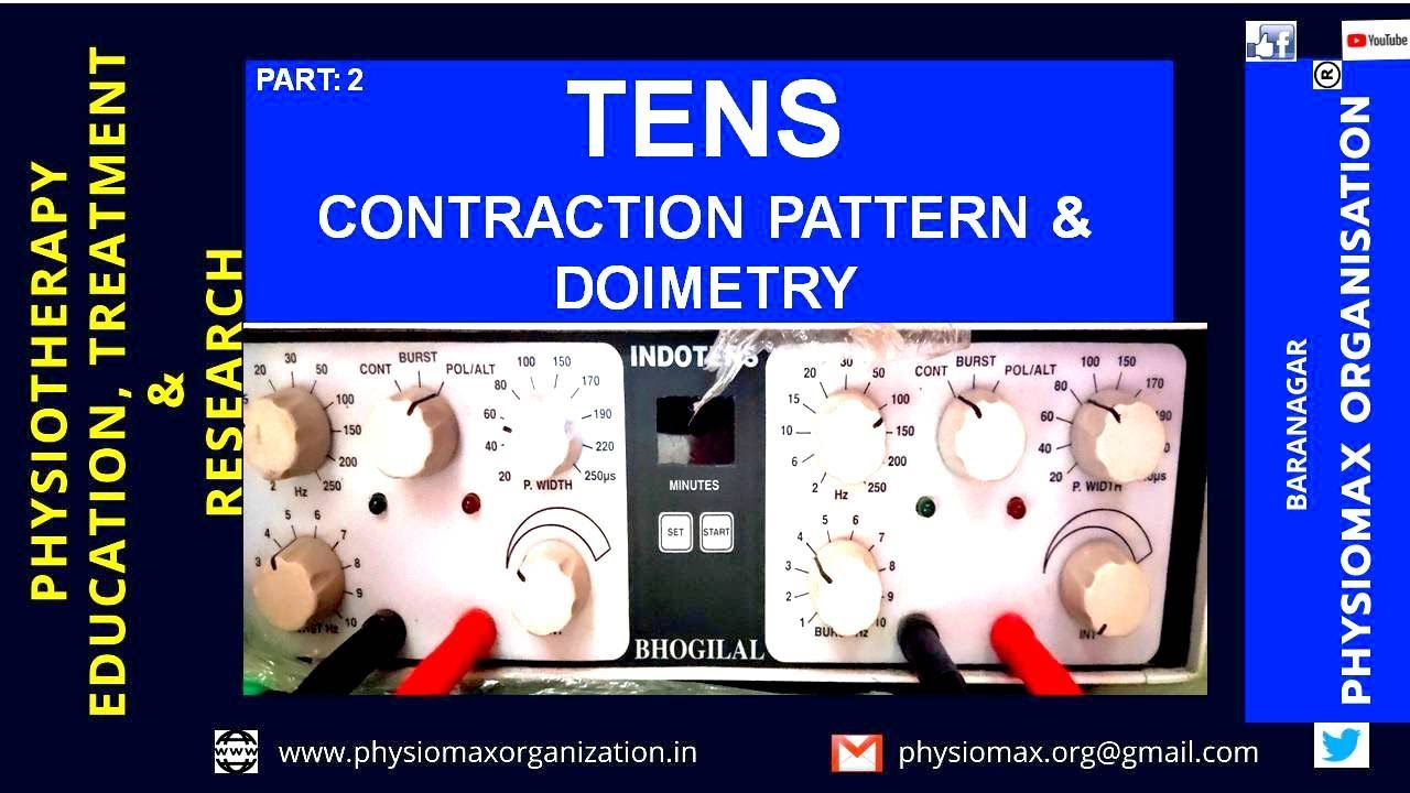 PART 2: TENS/Live Demonestration of different types TENS & it's ...