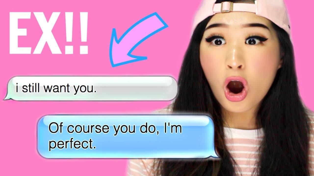 Reacting To The Funniest Texts From Exes! - YouTube