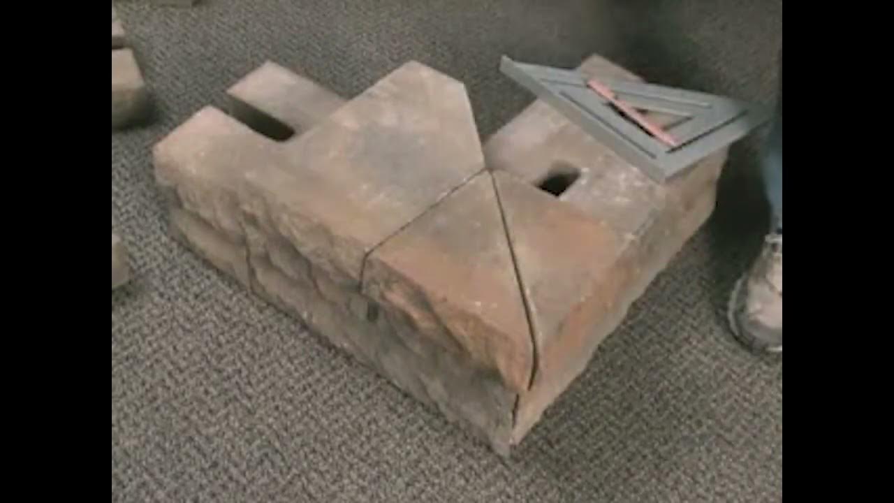 How to Cap a Concrete Block Wall Corner Step by Step Instructions - YouTube