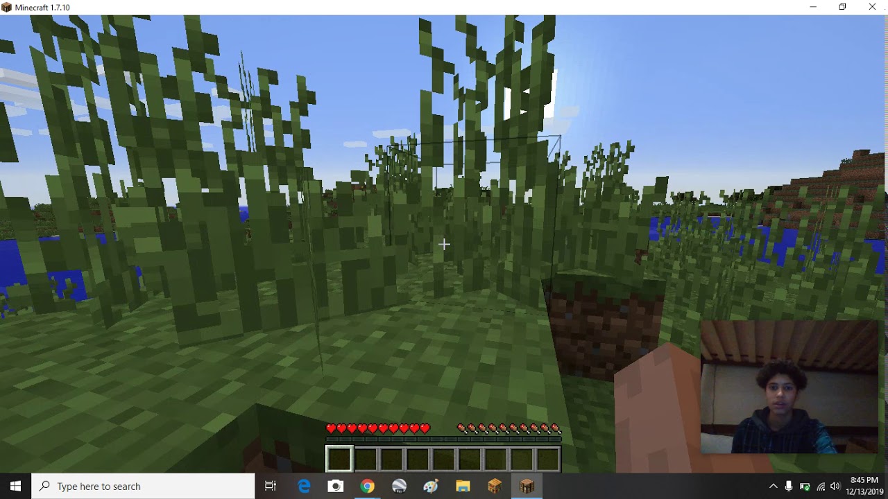 PLAYING MINECRAFT AND HAVING MY MIC SET UP - YouTube