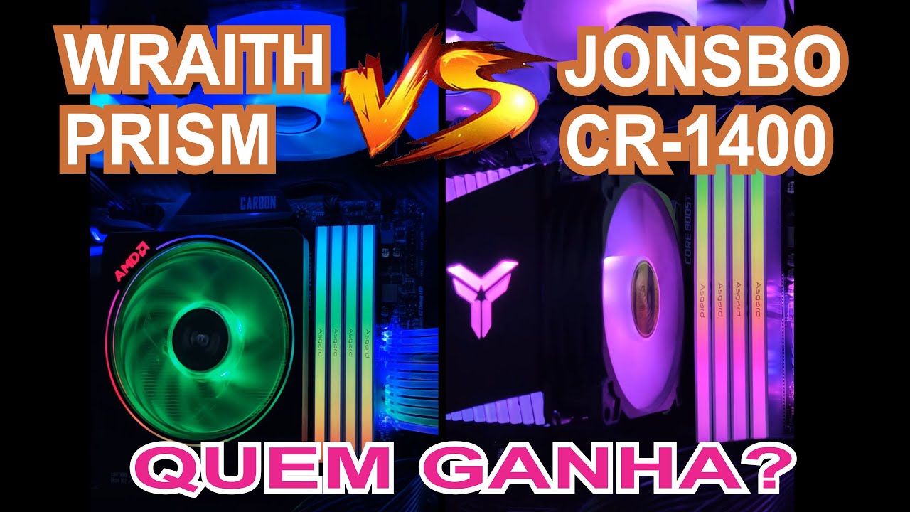 Comparativo Wraith Prism vs Jonsbo CR 1400 Quem ganha nesse duelo de ...
