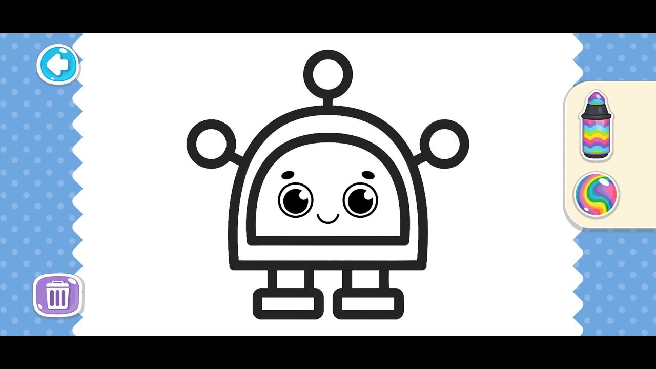 Bimi Boo || Episode 5 || Let's goo drawing happy robot - YouTube