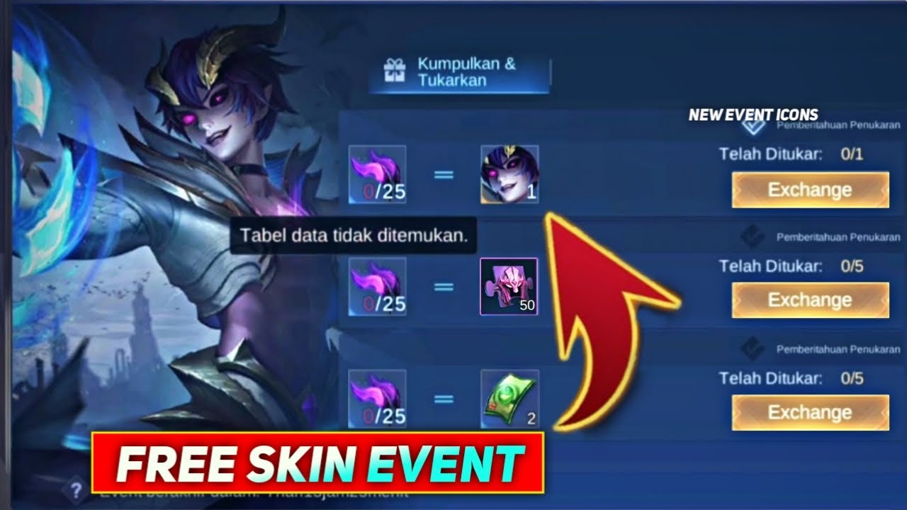 FREE SKIN & RARE FRAGMENTS EVENT | MLBB - YouTube